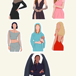 Acotar Digital Stickers for Personal Use, Acotar Merch, A Court of ...