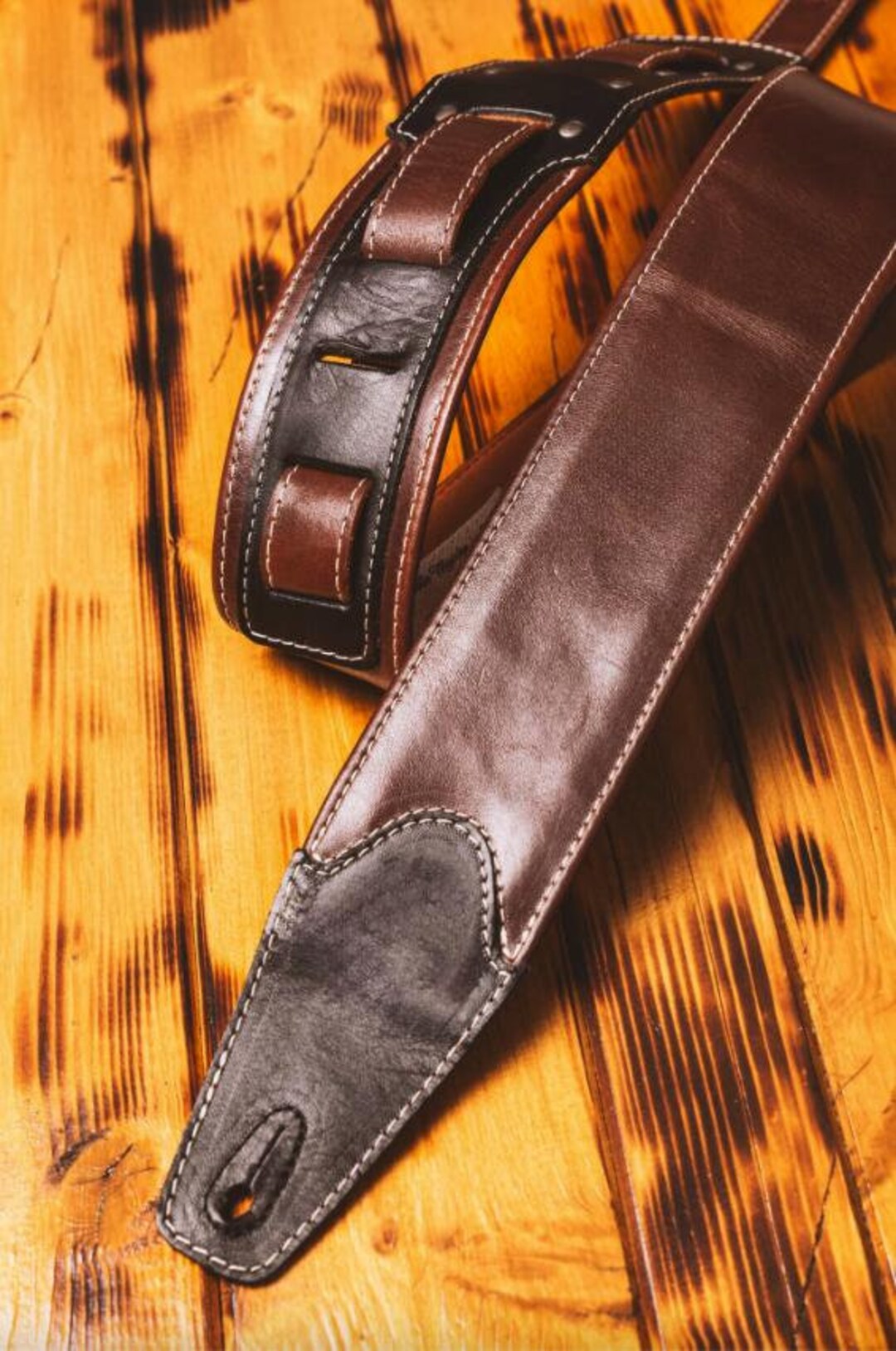 Genuine Leather Guitar and Bass Strap - Etsy