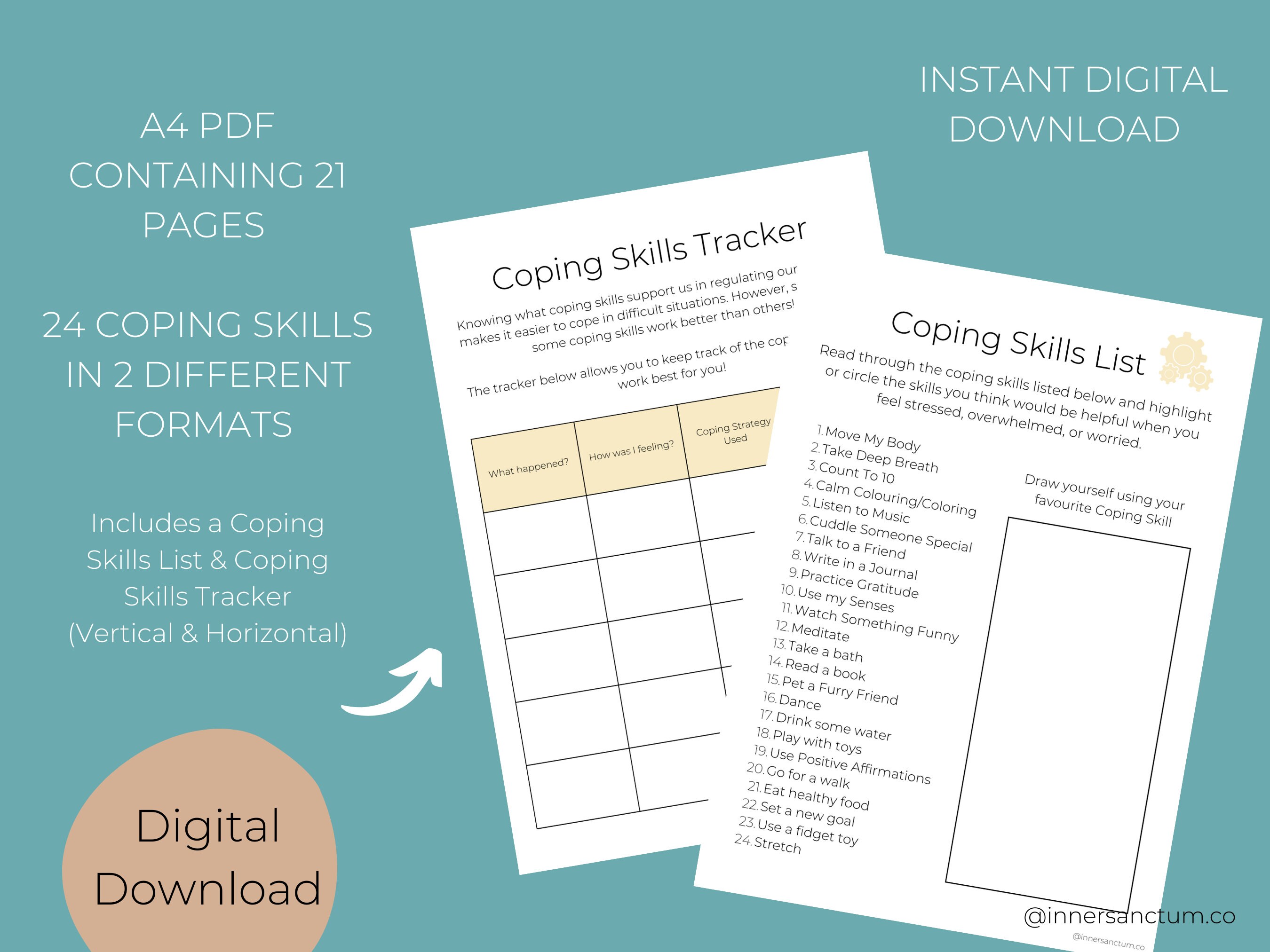 Coping Skills Social Emotional Learning, Therapist Office Decor, Zones ...