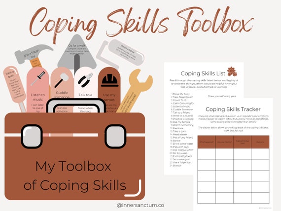 Coping Skills Social Emotional Learning Therapist Office - Etsy