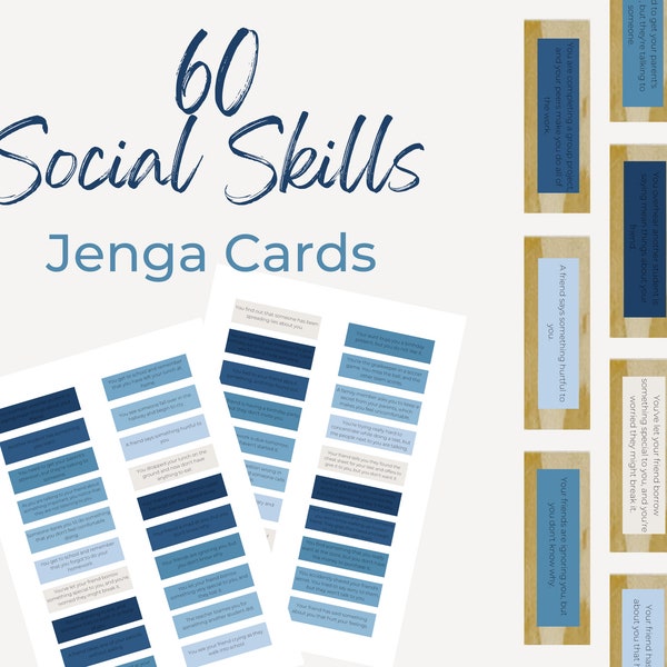 Jenga Conversation - Etsy