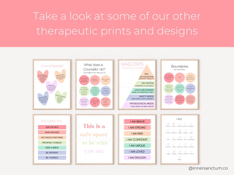 5-4-3-2-1 Grounding Technique Social Worker Therapy Office - Etsy