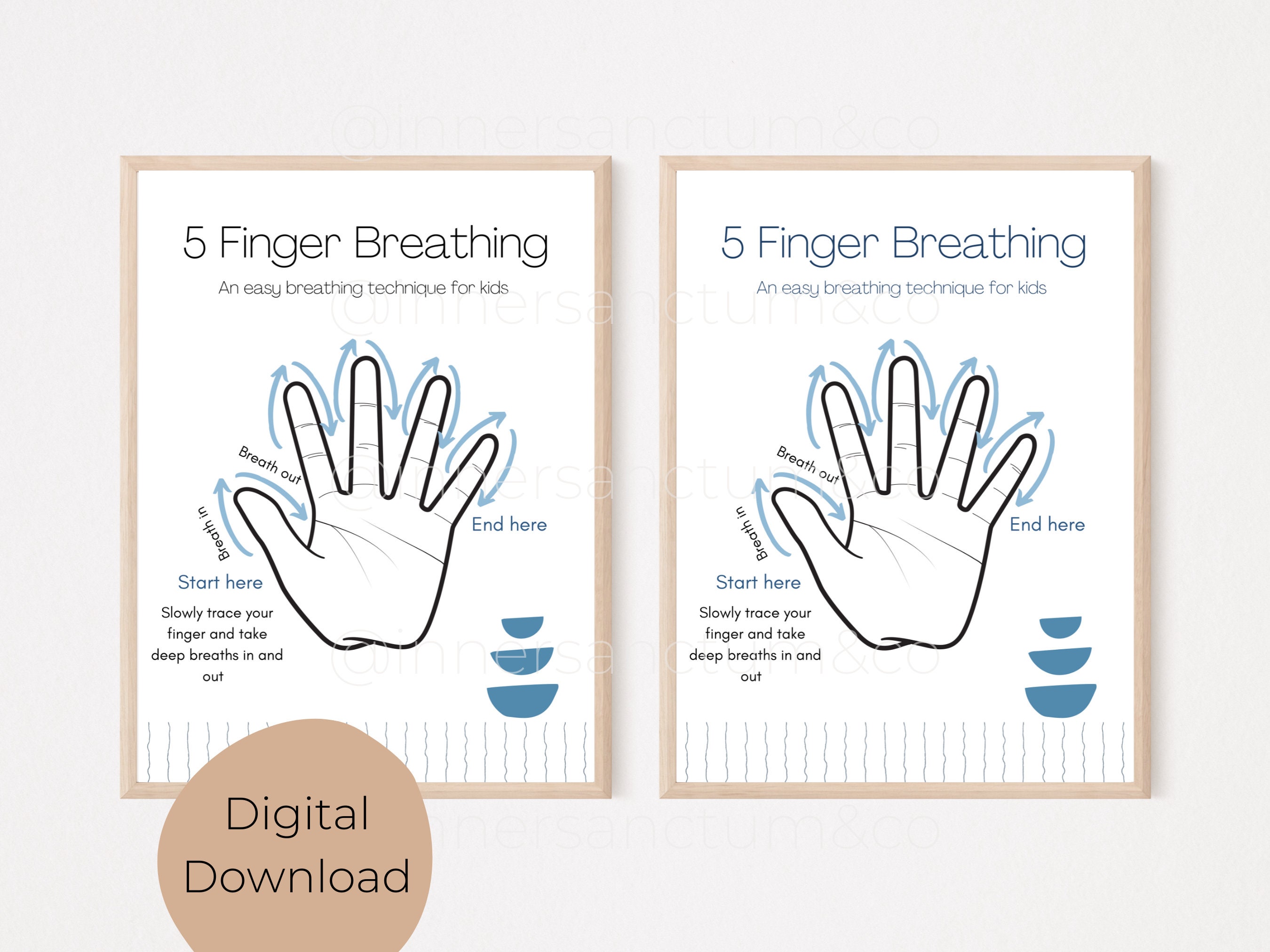 Therapy Office Decor Mental Health Self Care Printable Download Social ...