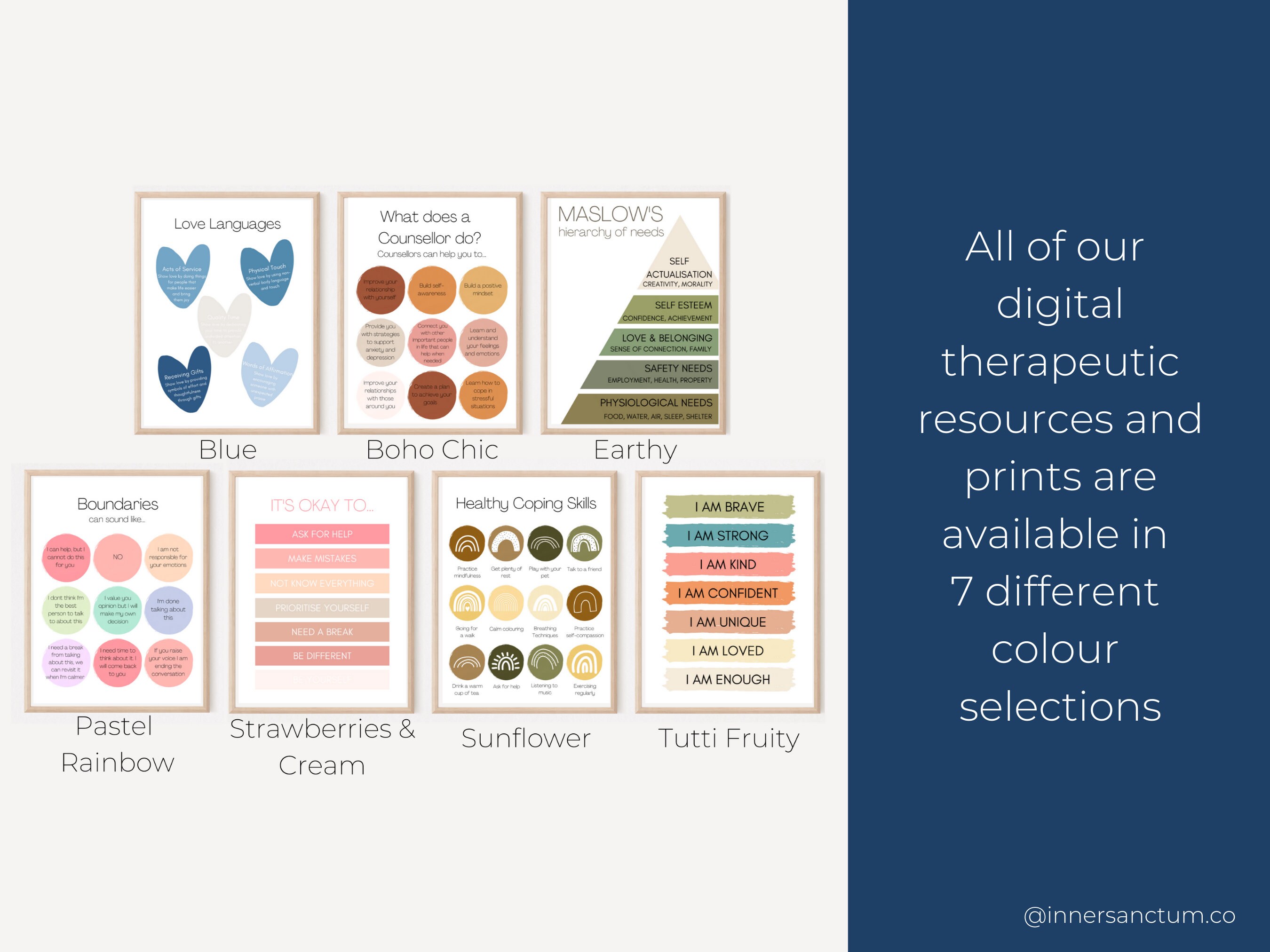 Maslows Hierarchy of Needs Social Worker, Therapy Office Decor, Self ...