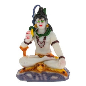 Shankar Statue Murti Lord Shiva Sitting Idol Handmade Hindu God ...