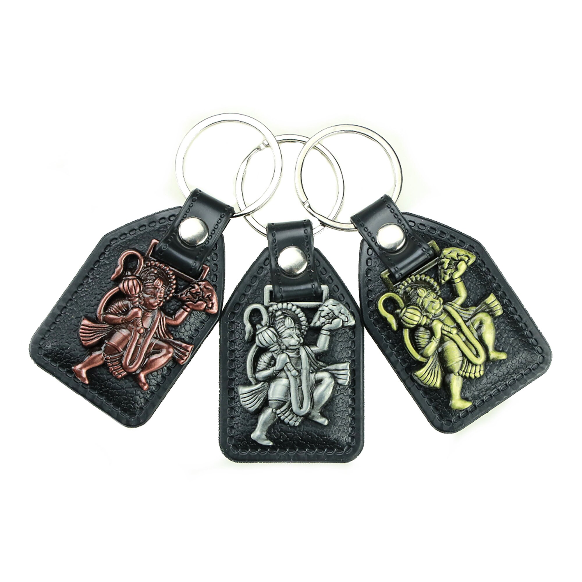 Hanuman Radha Krishna Shiva Durga Maa Keyring Hindu Black - Etsy