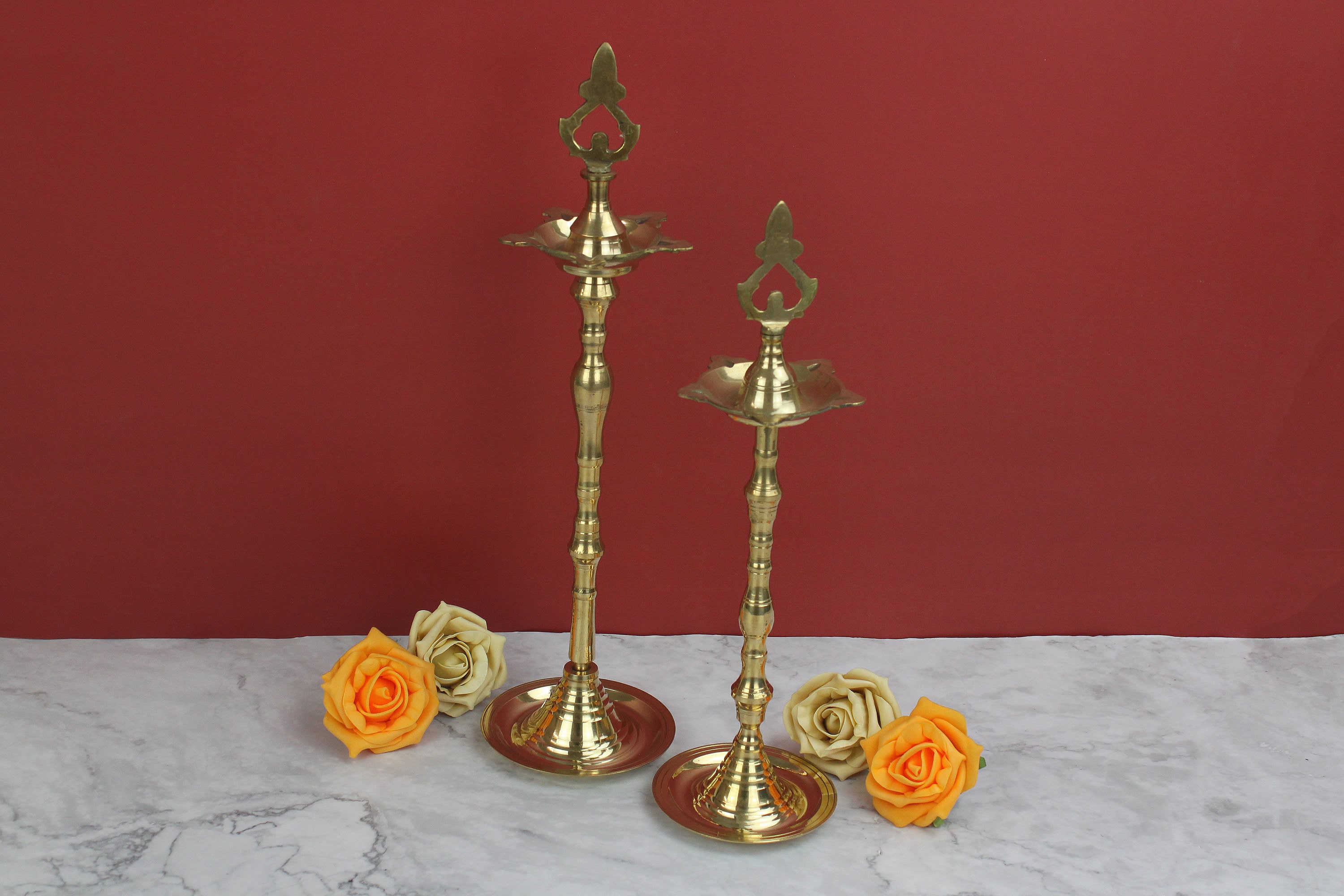 Brass Kuthu Vilakku Diya Stand Holder Oil Lamp Holder Diwali - Etsy UK