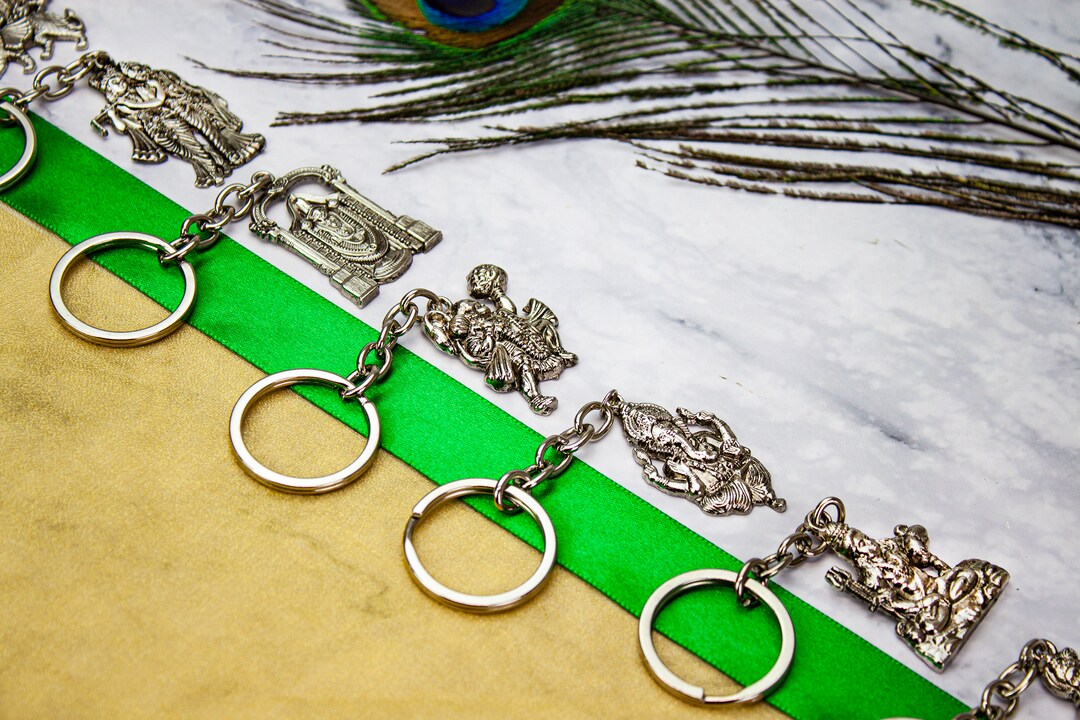Ganesh Keyring Shankar Radha Krishna Hanuman Druga Maa Tirupati Bala ...