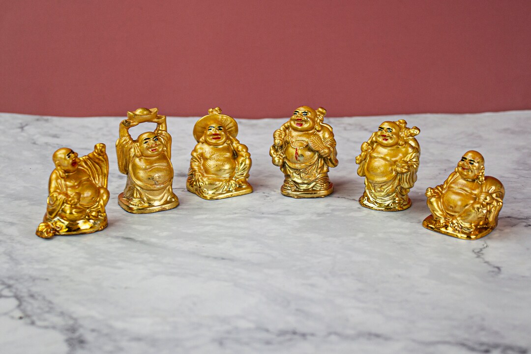 Small Happy Buddha Statue at Wilfred Tipton blog