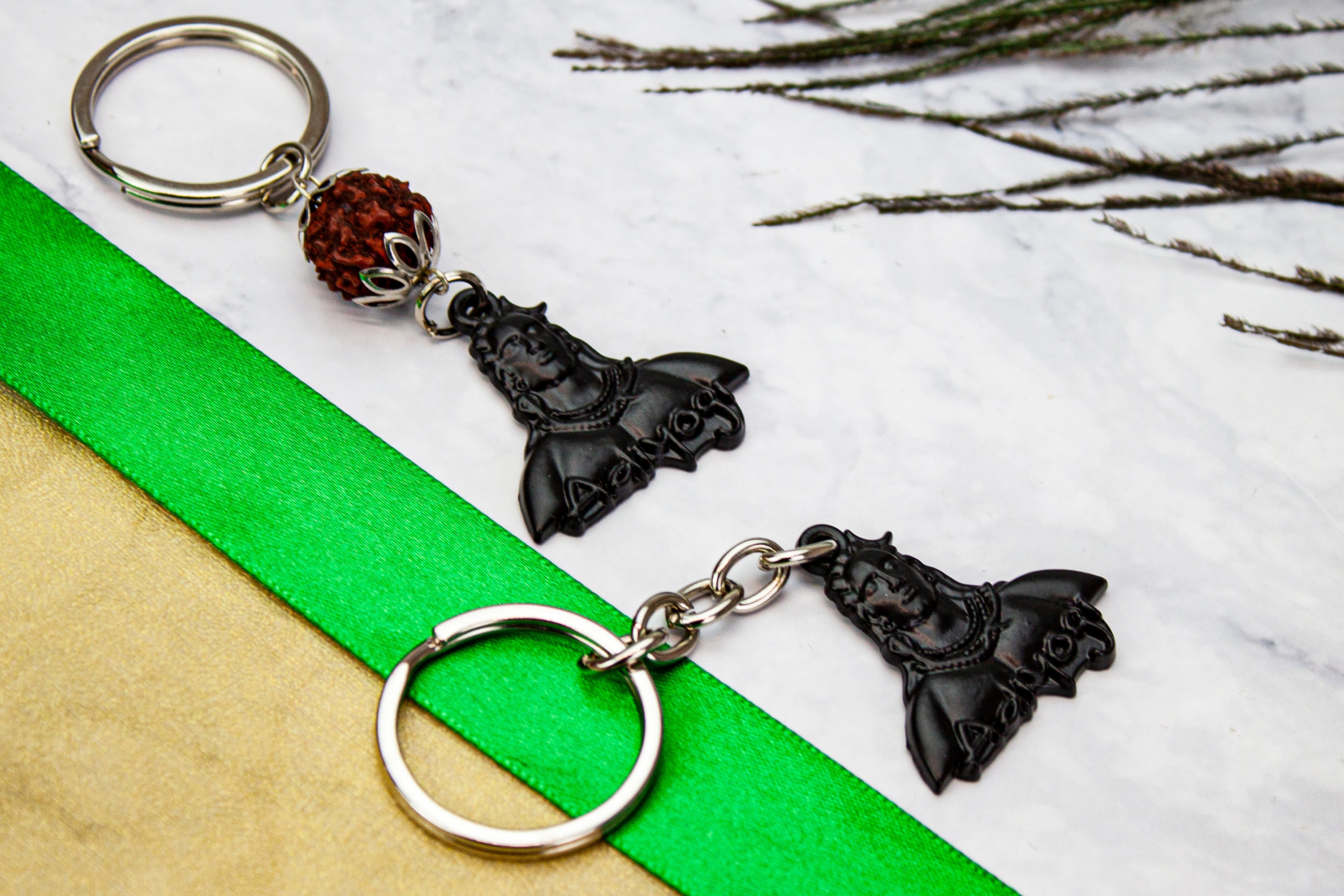 Lord Shiva Adiyogi With Rudraksha Keyring Metal Charm Keychain - Etsy