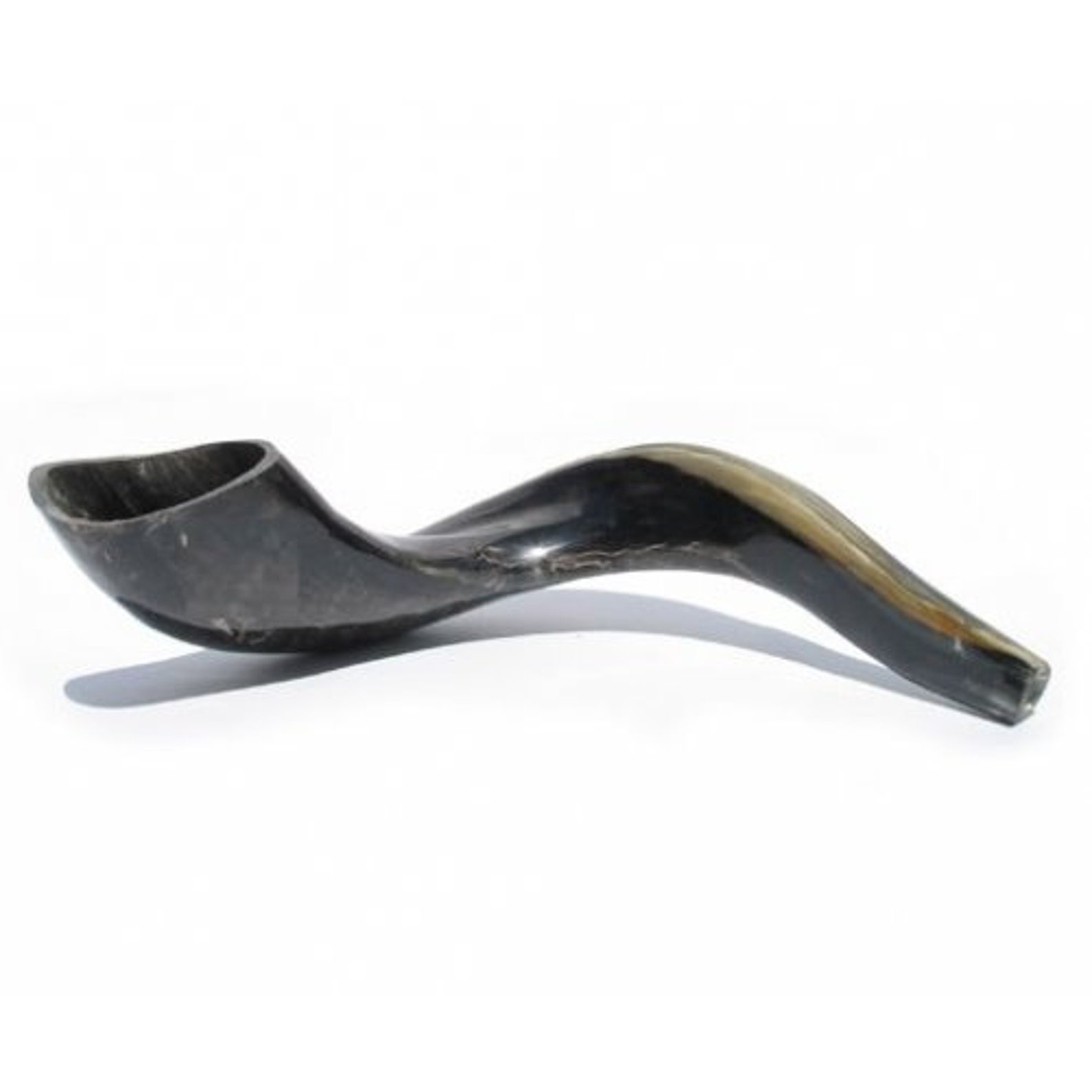 Jewish Shofar Trumpet 1516, Large Black Kosher Ram's Horn Shofar ...