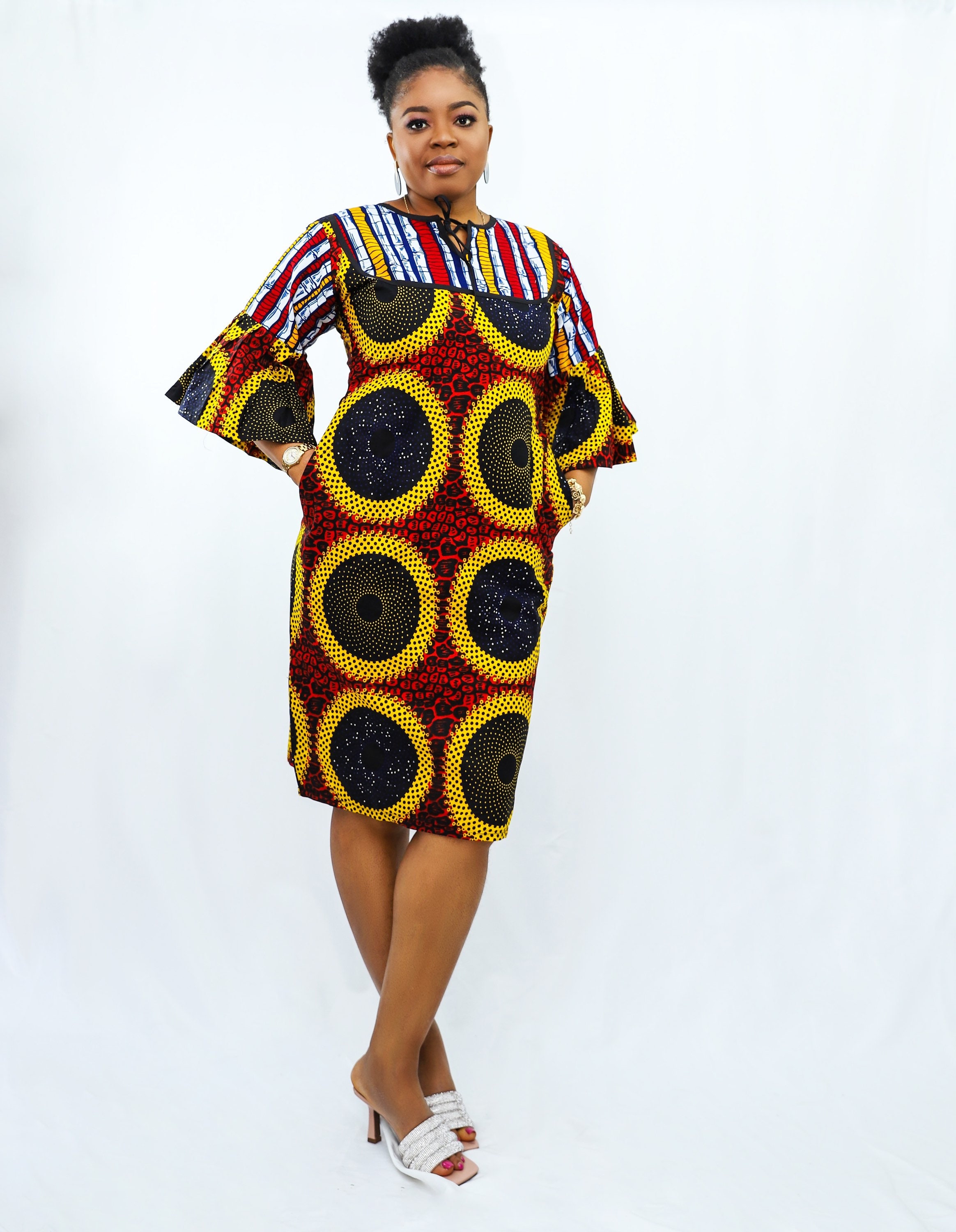 Nkem African Print Dress - Etsy