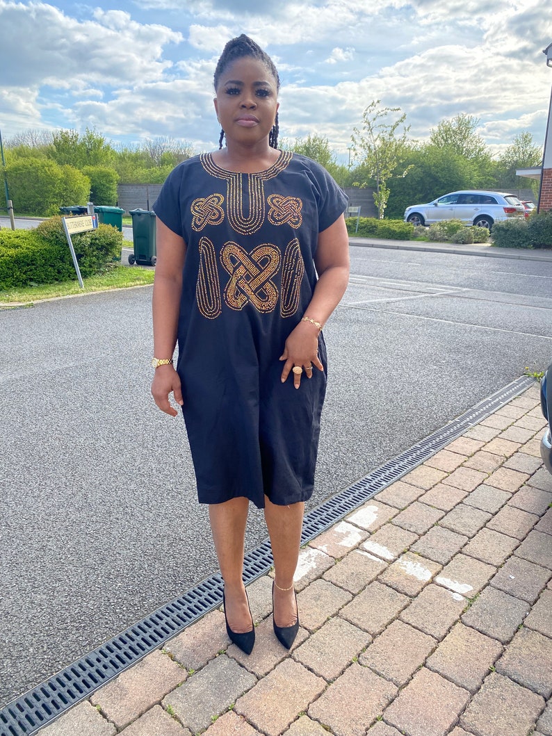Elegant Embellished Dashiki Dress - Etsy