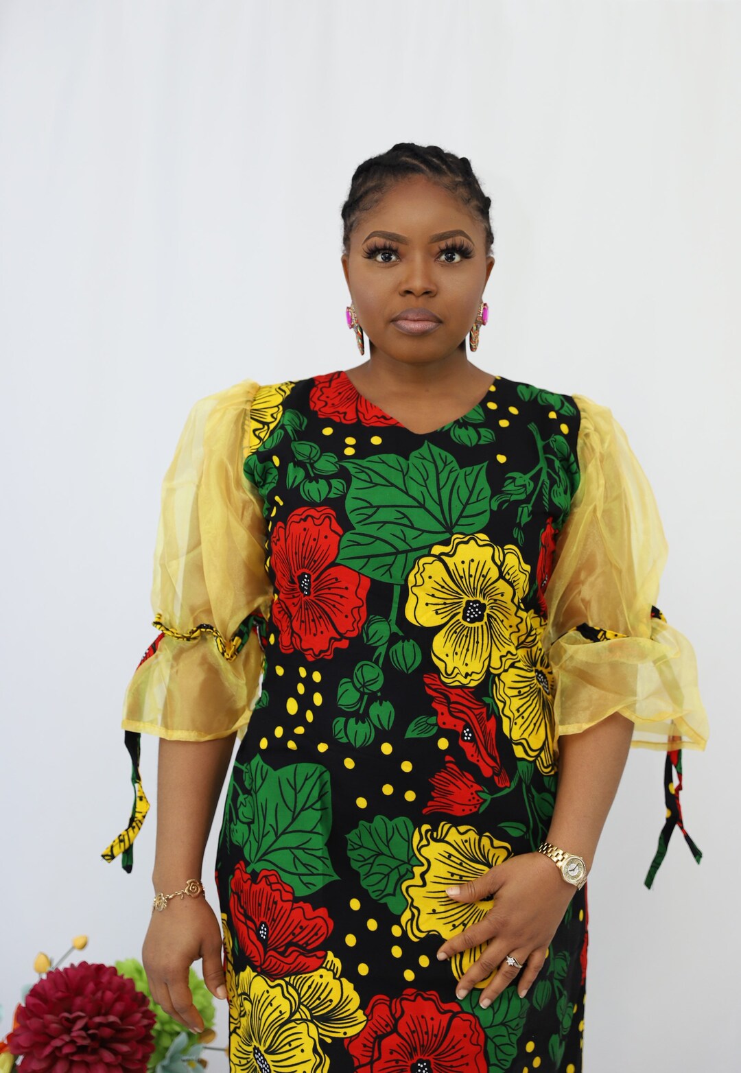 Ego Floral Midi Dress - Etsy