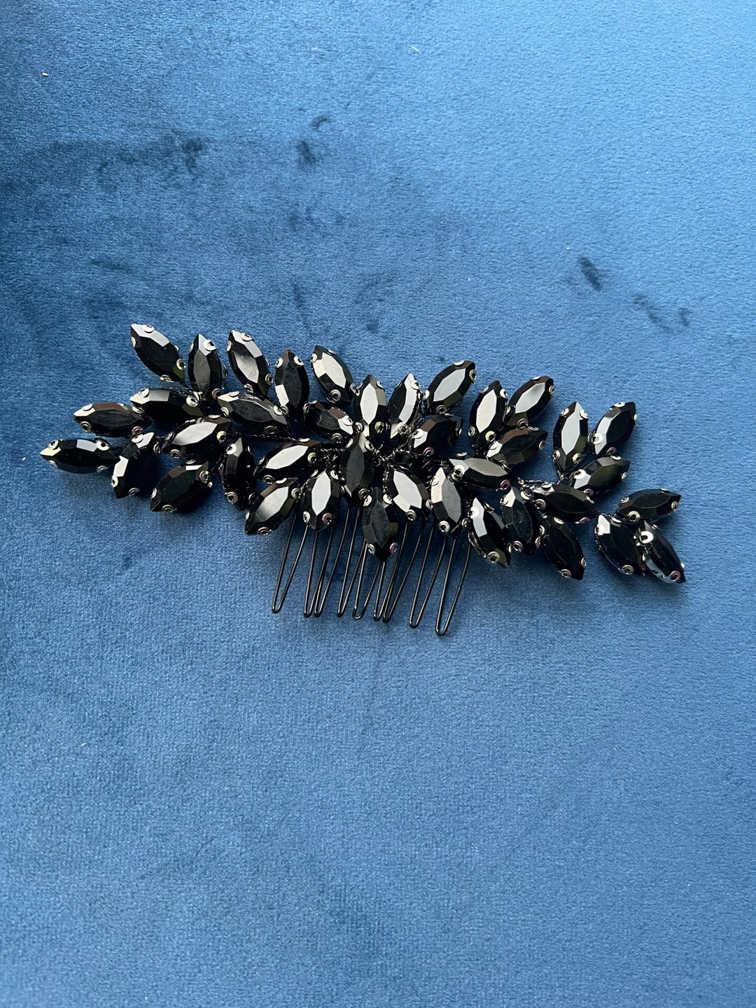 Black Hair Comb, Midnight Hair Comb - Etsy