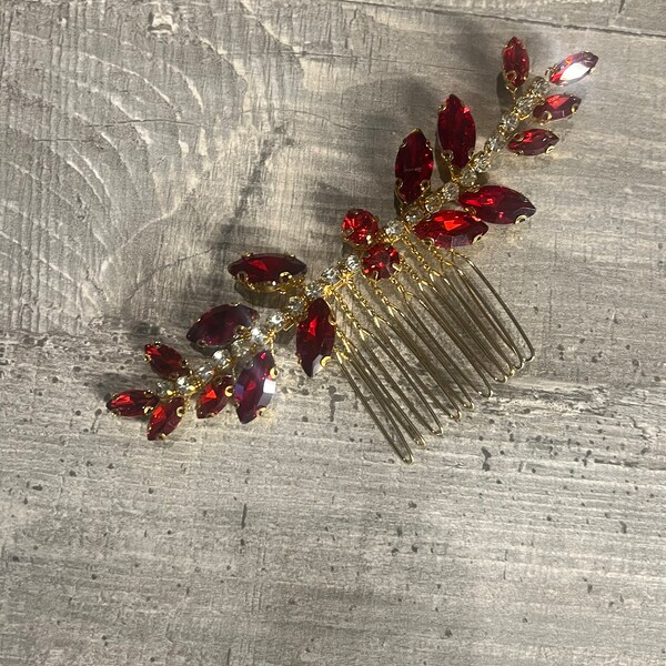 Red Hair Comb - Etsy UK