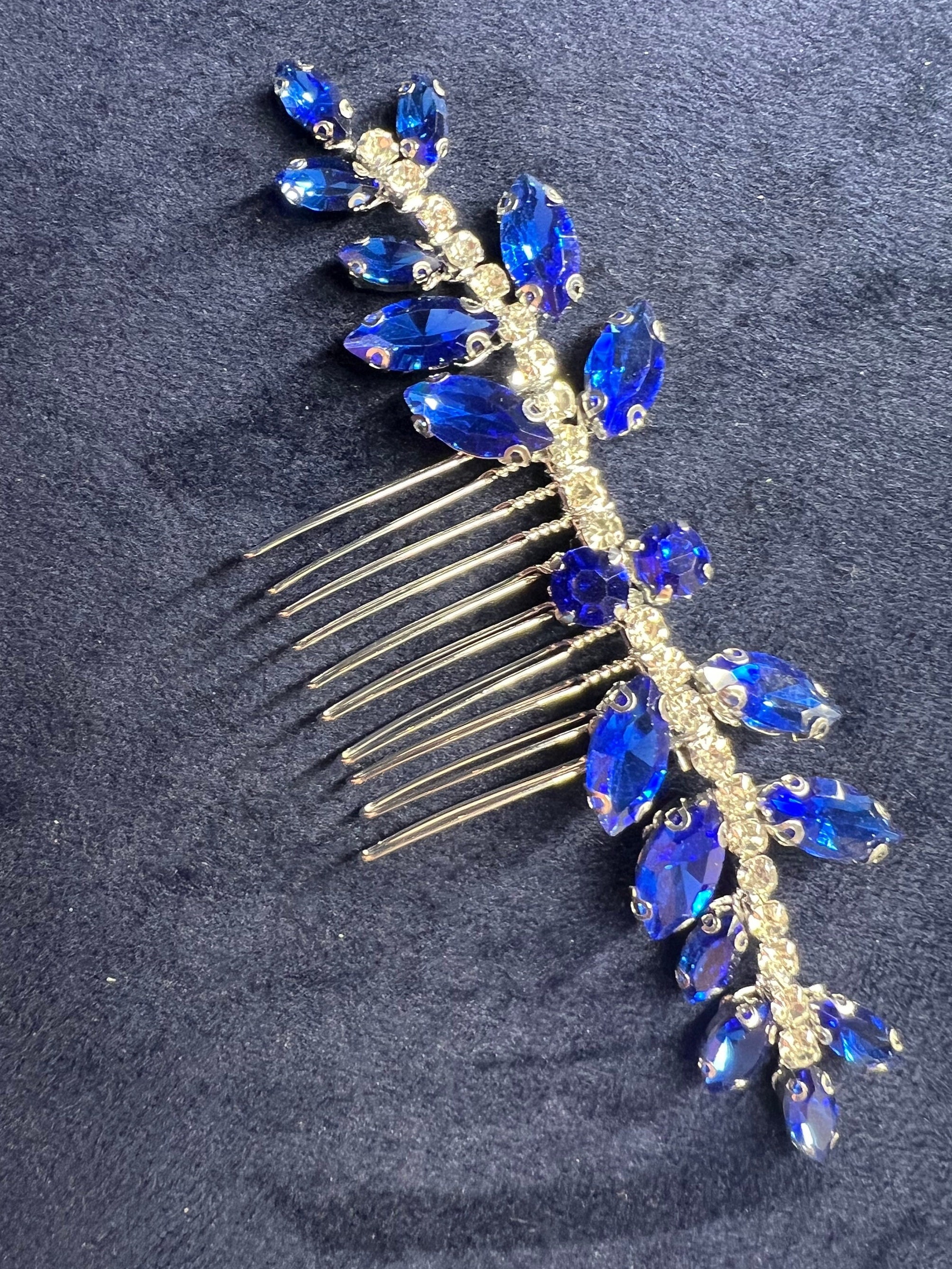 Blue Hair Comb - Etsy