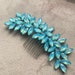 Blue Hair Comb - Etsy