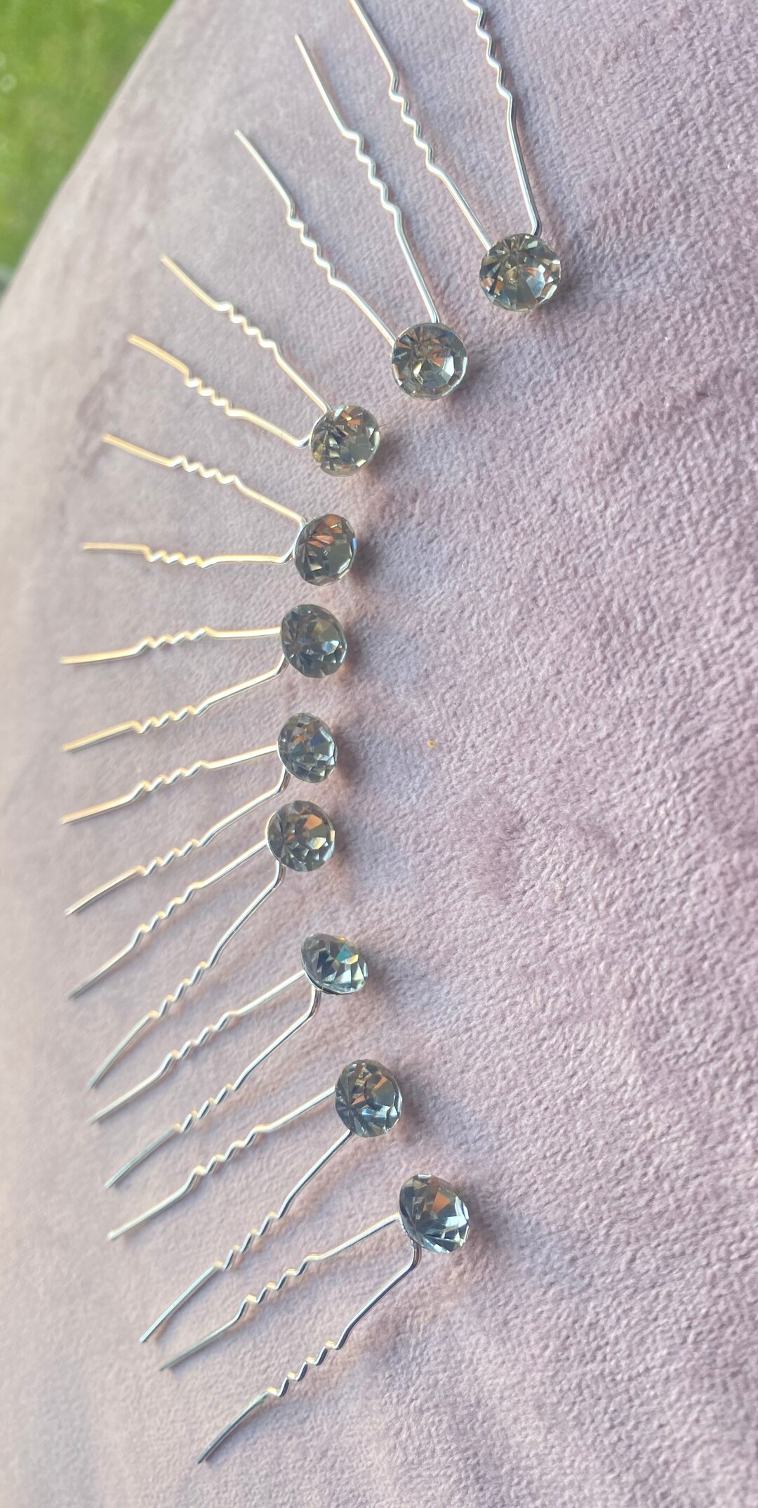 Silver Hair Pins - Etsy
