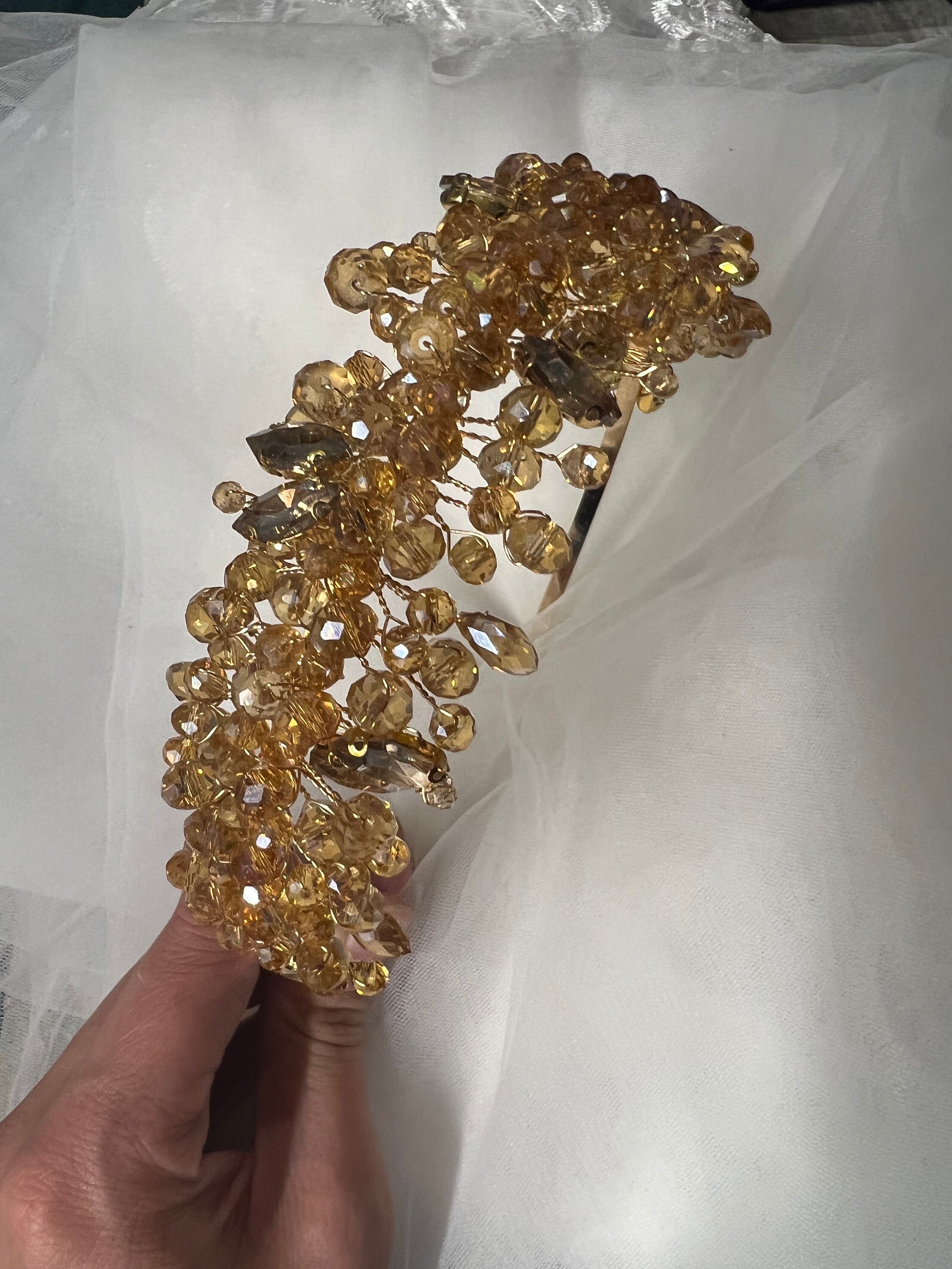 Gold Headband - Etsy
