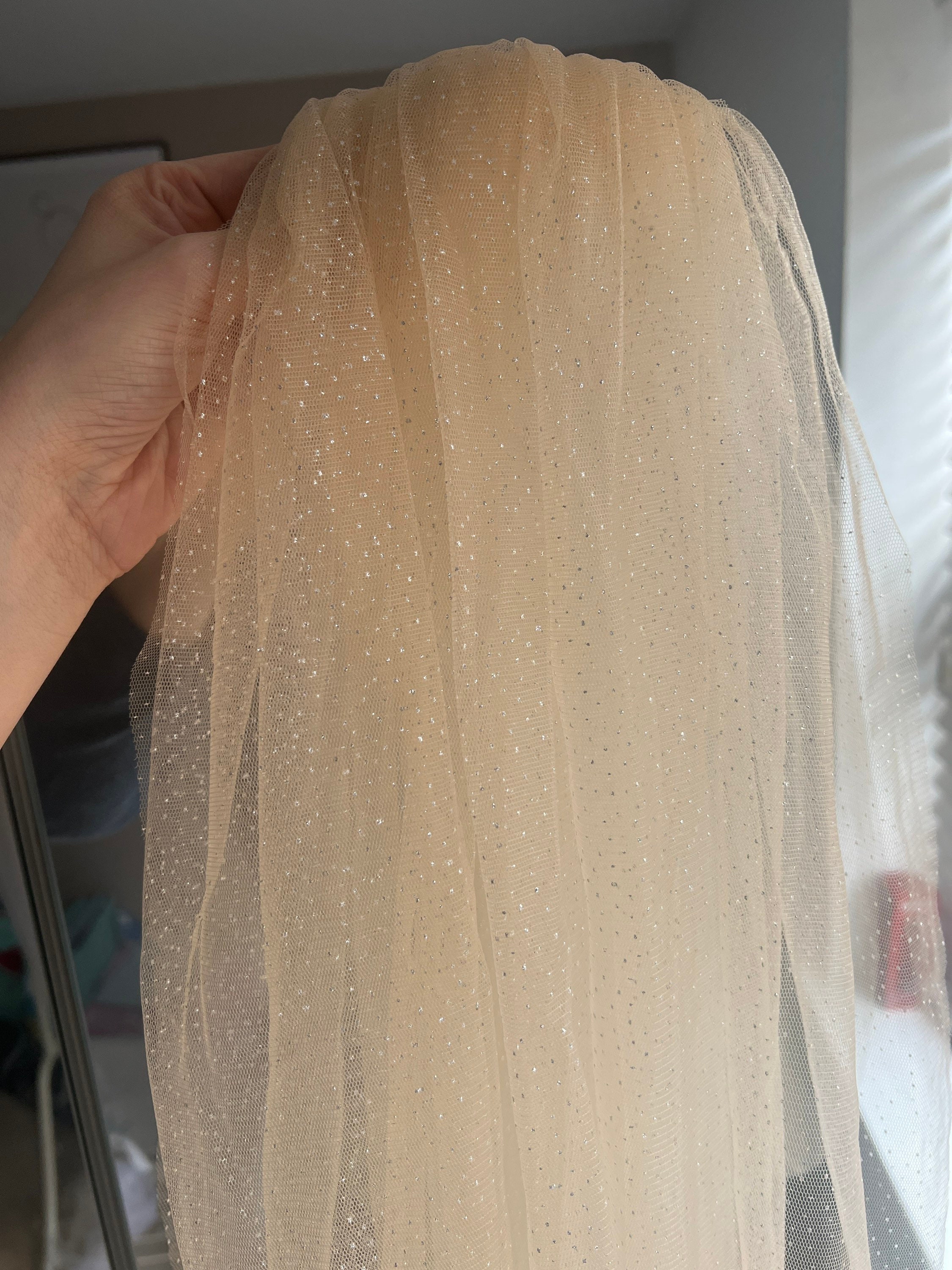 Wedding Veil 75cm Champagne - Etsy