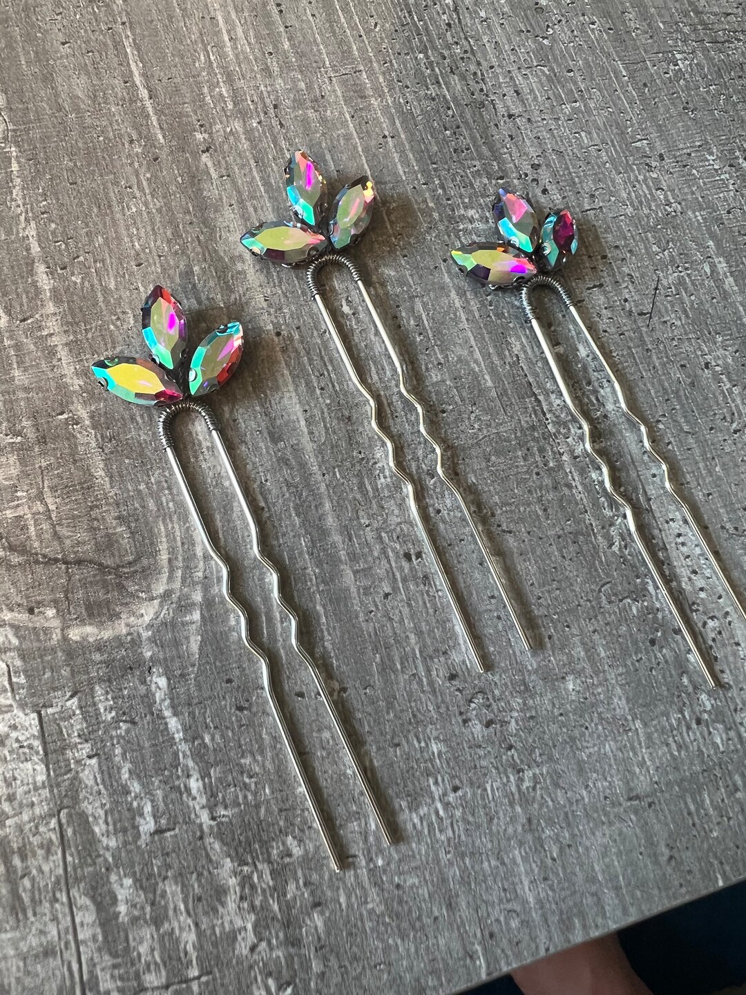 Holographic Hair Pins - Etsy