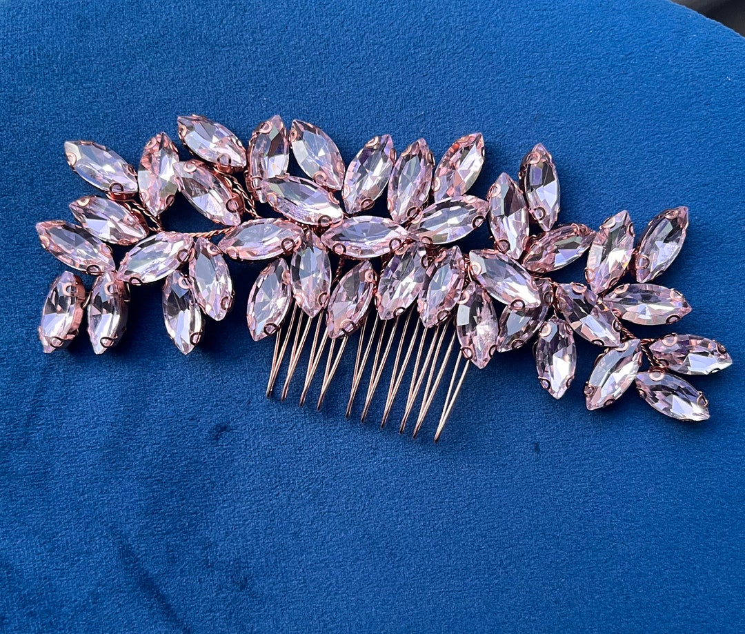 Pink Hair Comb - Etsy