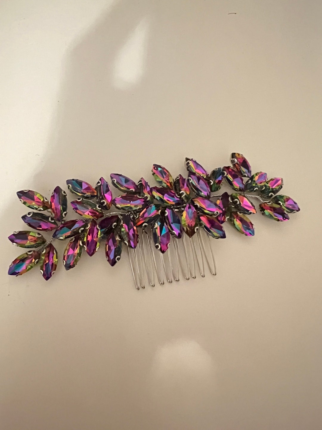 Multitone Hair Comb, Rainbow Hair Comb - Etsy