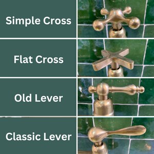 Antique Unlacquered Brass Shower System, Rainfall Shower Head With ...