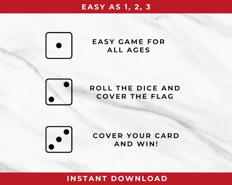 Cover the Dice | Patriotic Printable Game | Dice Games for Kids ...