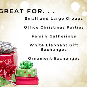 Left Right Christmas Game Printable; Ornament Exchange Group Game; Pass ...