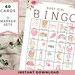 Handheld Printable Bingo Sign or Paddle Fan in 6 Colors to Match Your ...