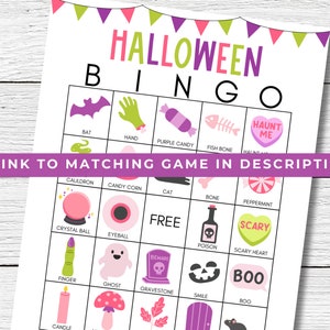 Handheld Printable Bingo Sign or Paddle Fan; Bingo Night Decoration; 8 ...