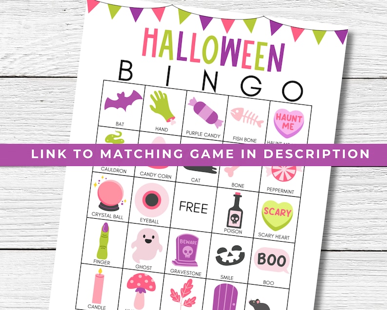 Handheld Printable Bingo Sign or Paddle Fan; Bingo Night Decoration; 8 ...