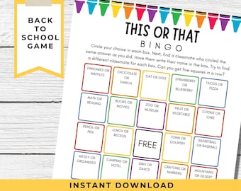 Get to Know You Bingo - Etsy