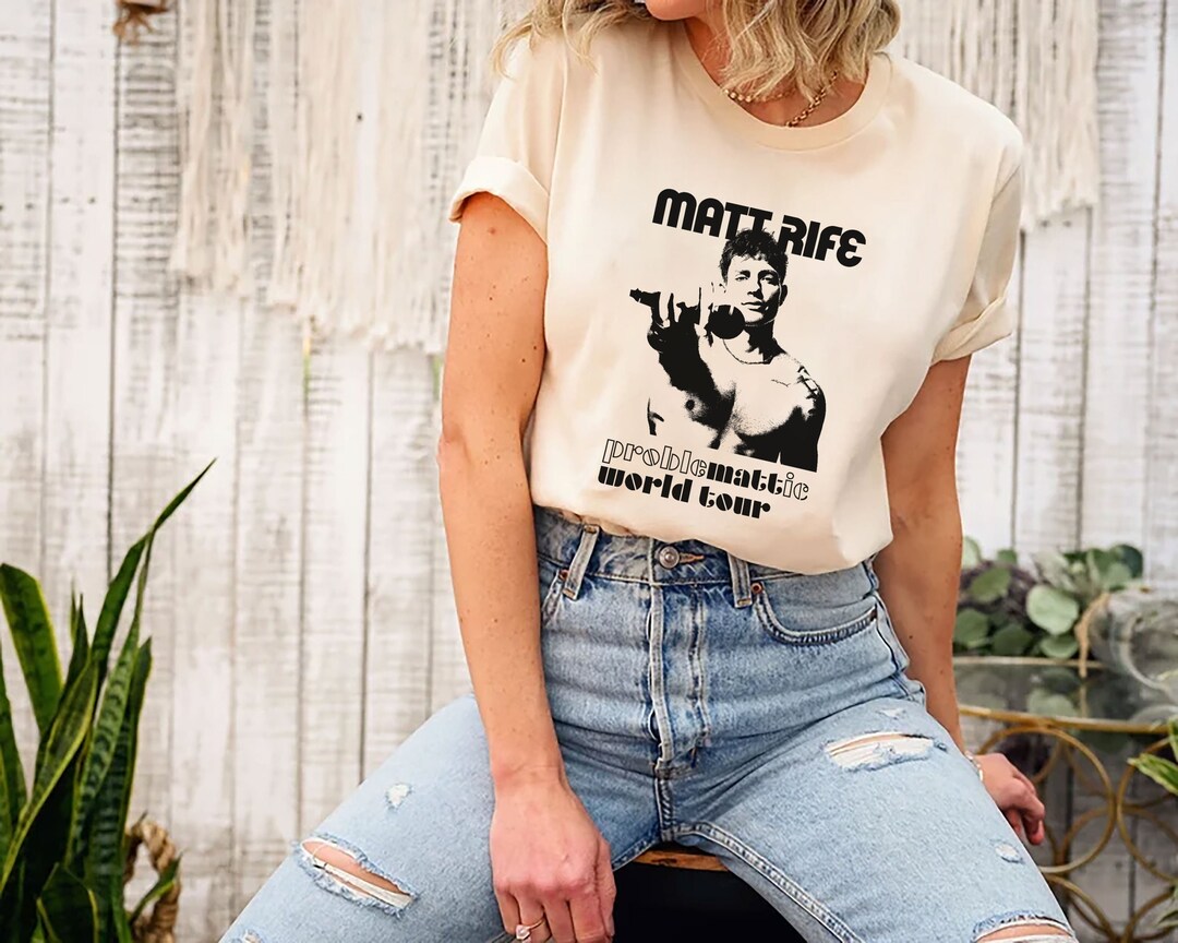 Matt Rife World Tour Tee Problematic Tour Shirt Matt Rife - Etsy