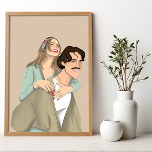 Custom Faceless Portrait, Faceless Portrait Print, Custom Portrait ...