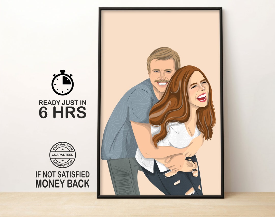 Custom Faceless Portrait, Faceless Portrait Print, Custom Portrait ...