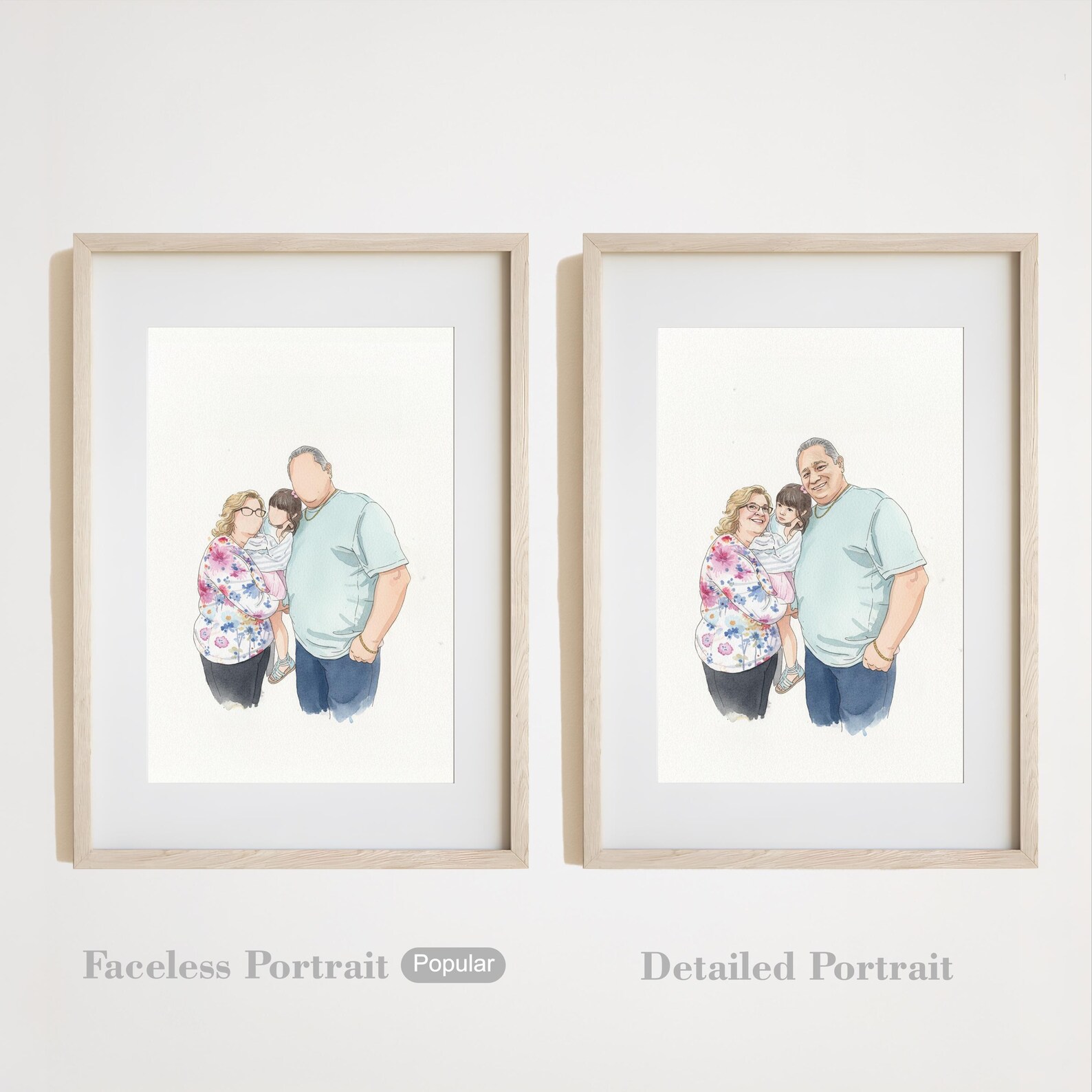 Custom Faceless Minimalist Portrait, Valentine's Day Gift, ASAP ...
