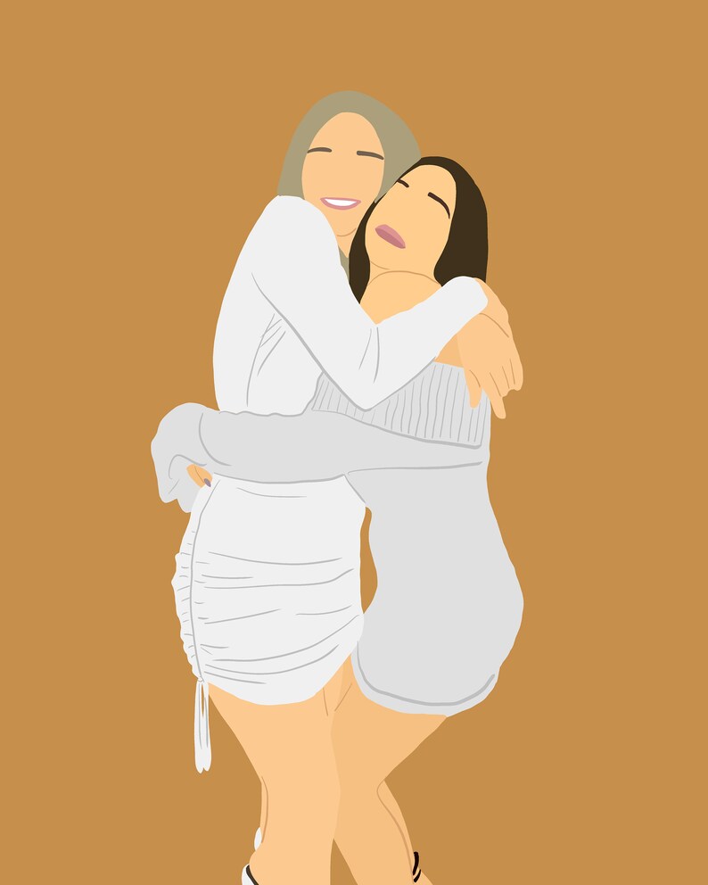 Custom Faceless Portrait Faceless Portrait Print Custom - Etsy