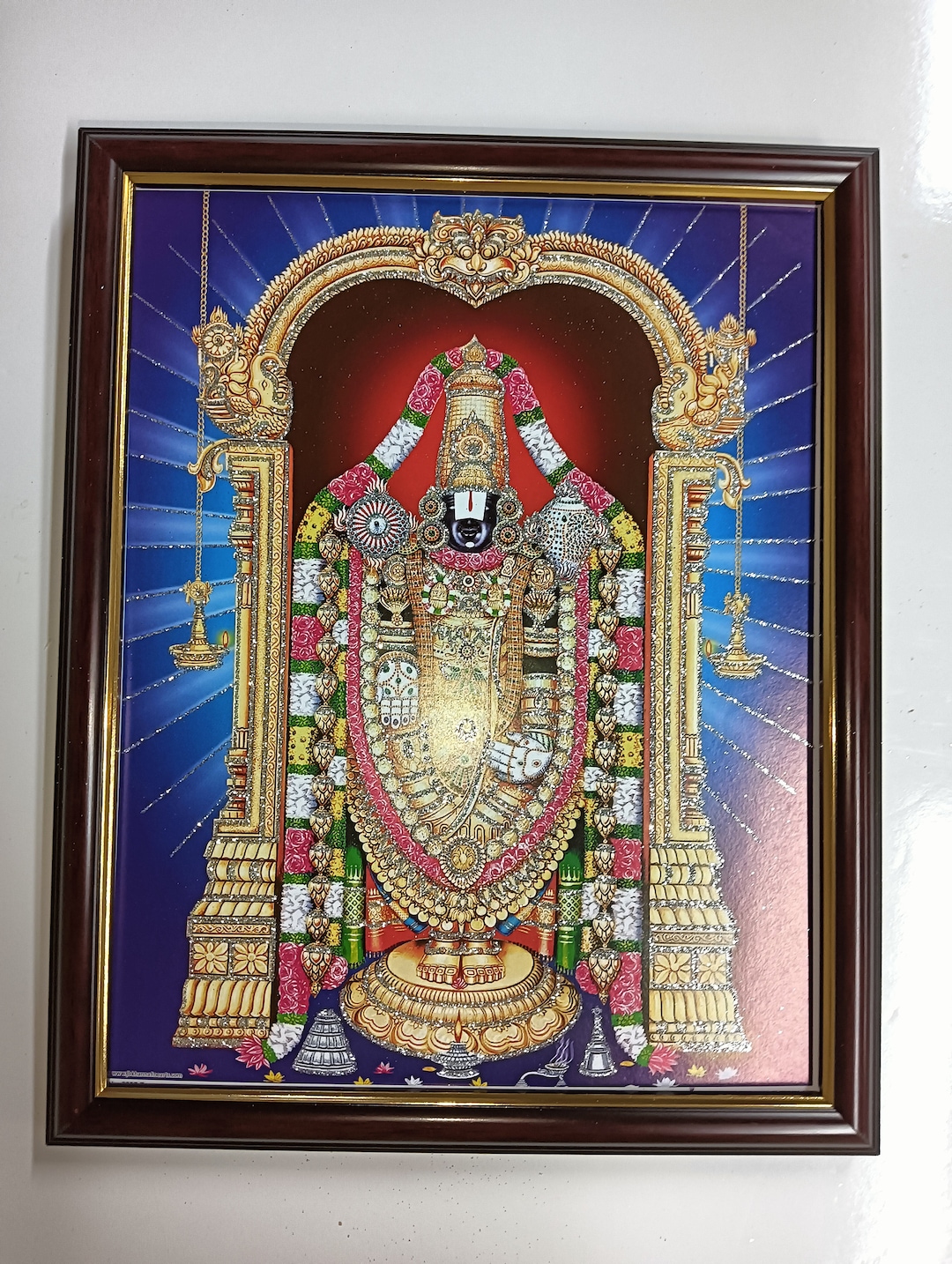 Tirupati Balaji Photo Frame Religious Frame Framed Picture Frames ...