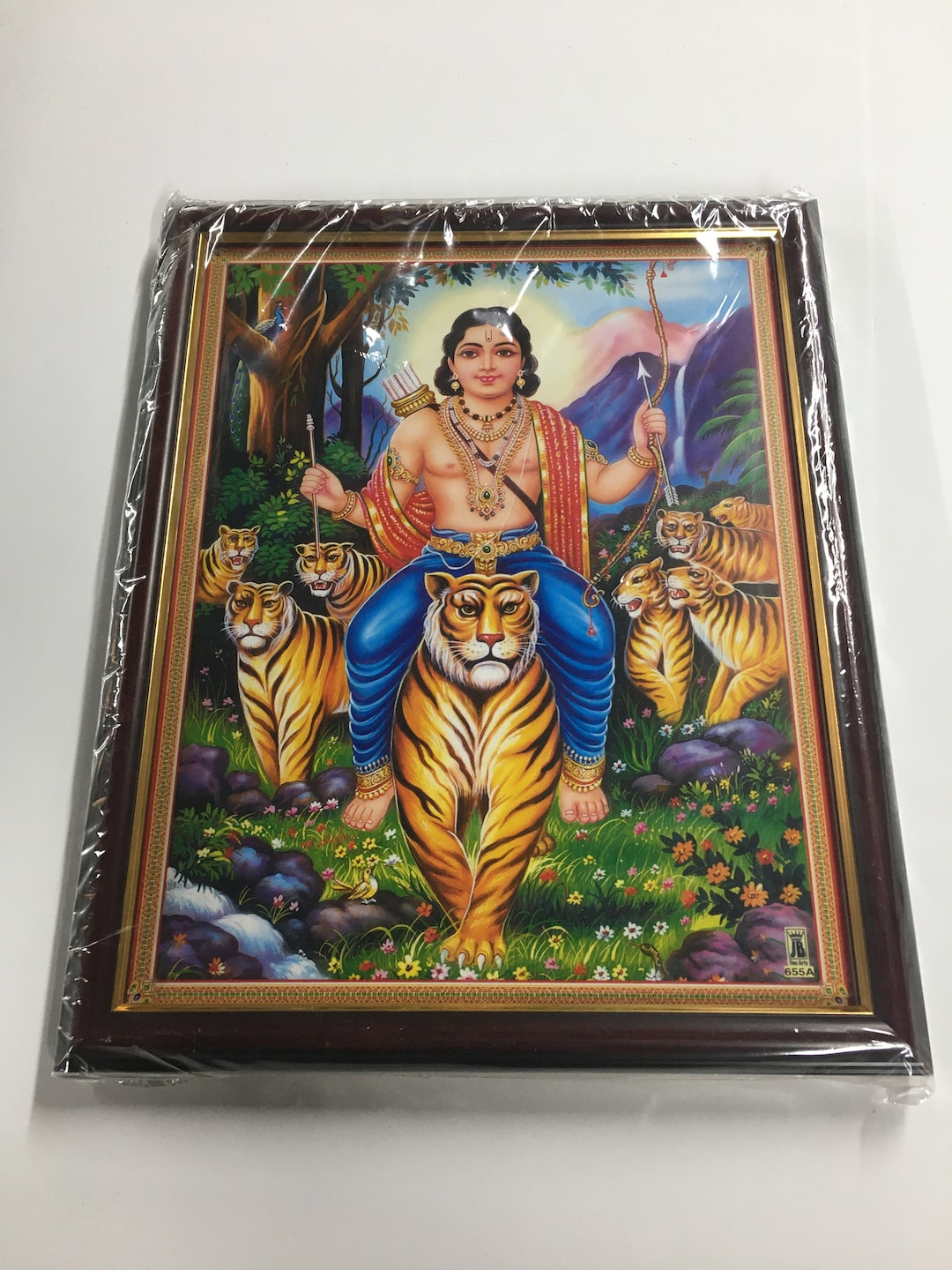 Sabarimala Ayyappa Swamy (dharmasastha\manikandan) Framed Picture ...