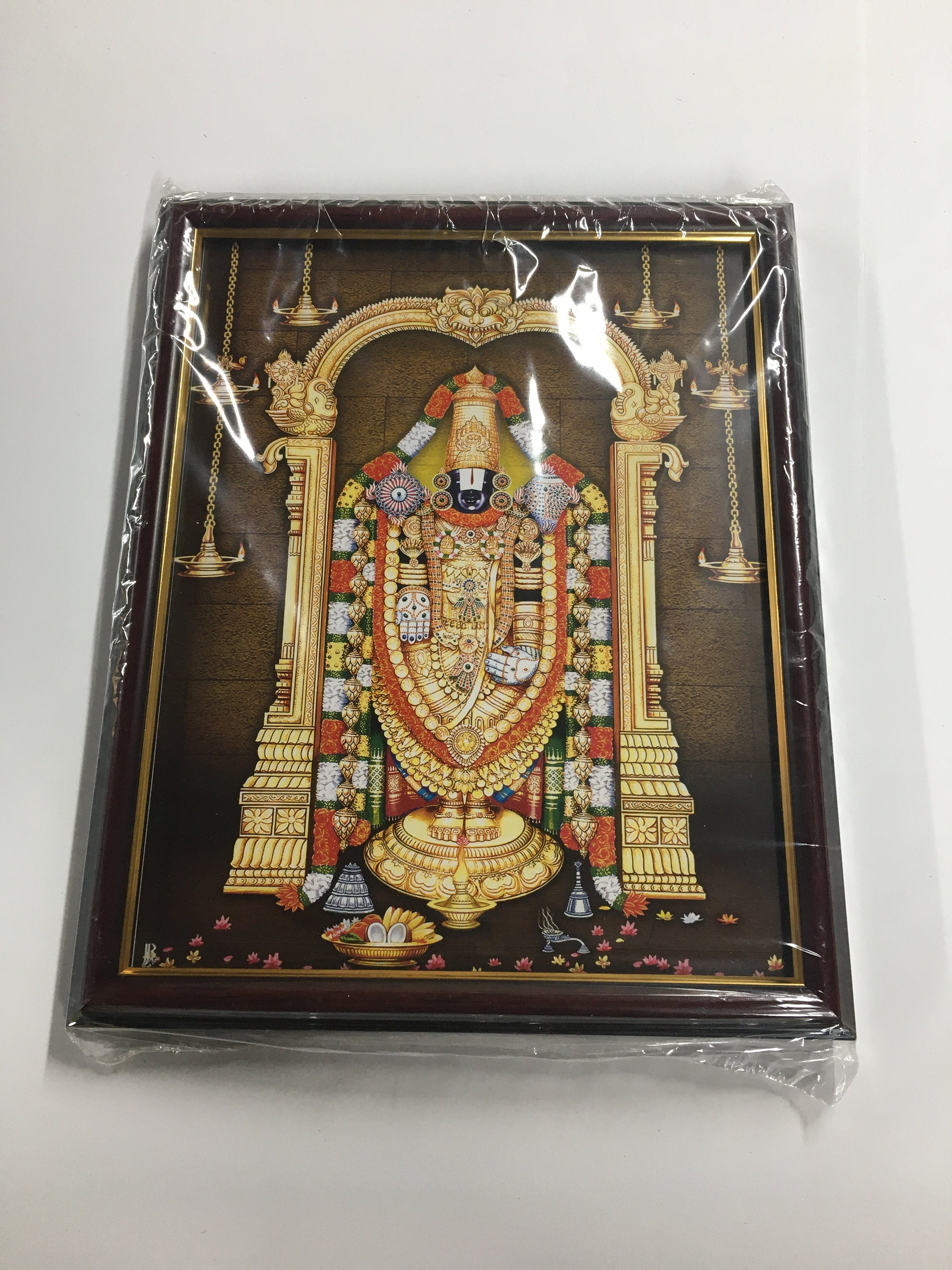 Sri Tirupati Balaji Framed WALLFRAMES 12x10 - Etsy