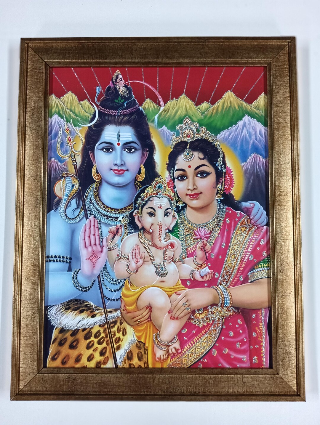 Lord Shiva Pariwar (shiv Shankar, Maa Parvati, Ganesh) Religious ...