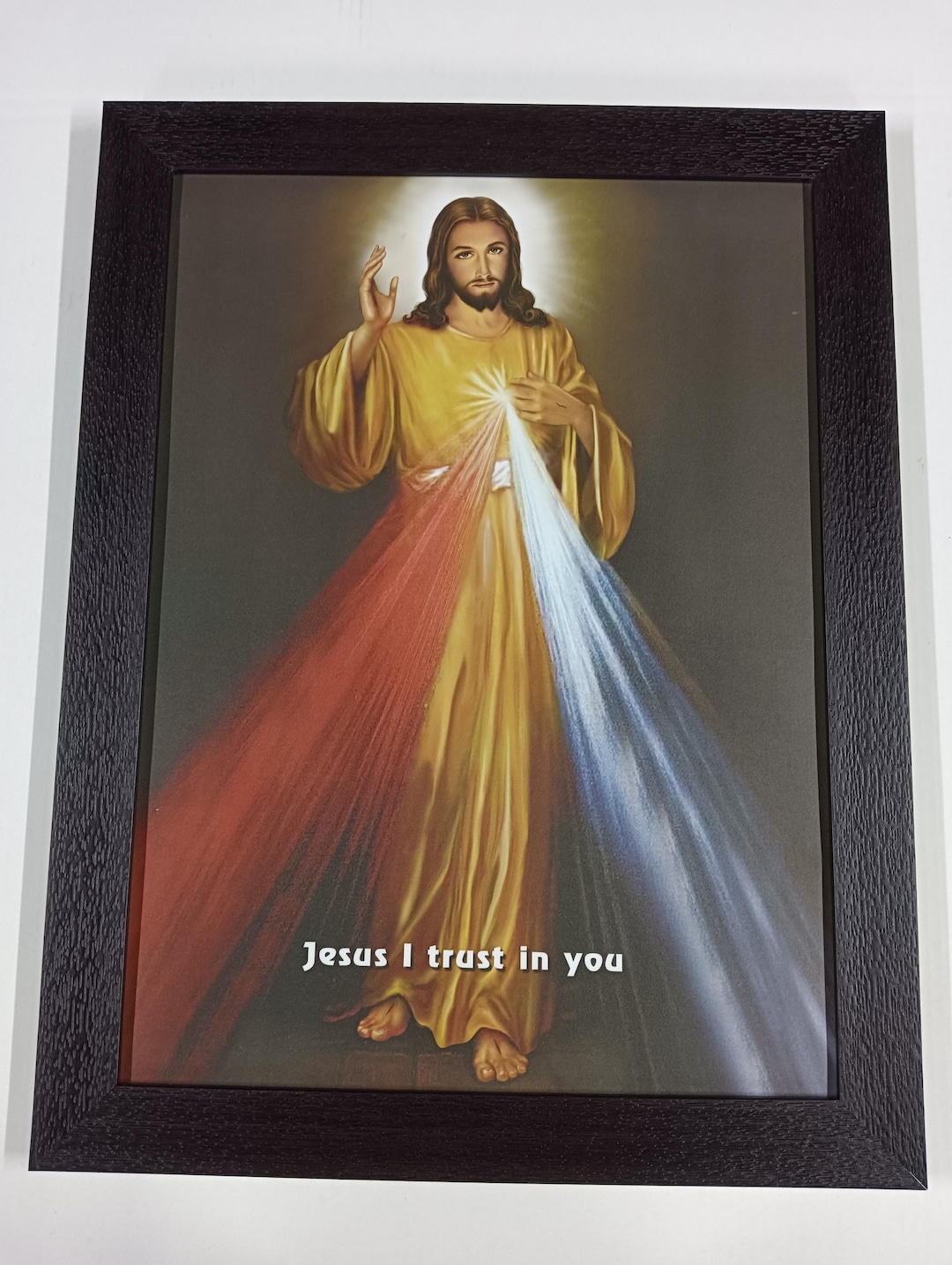 Jesus Christ Sacred Heart Framed Picture Frames Laminated WALLFRAMES(21 ...