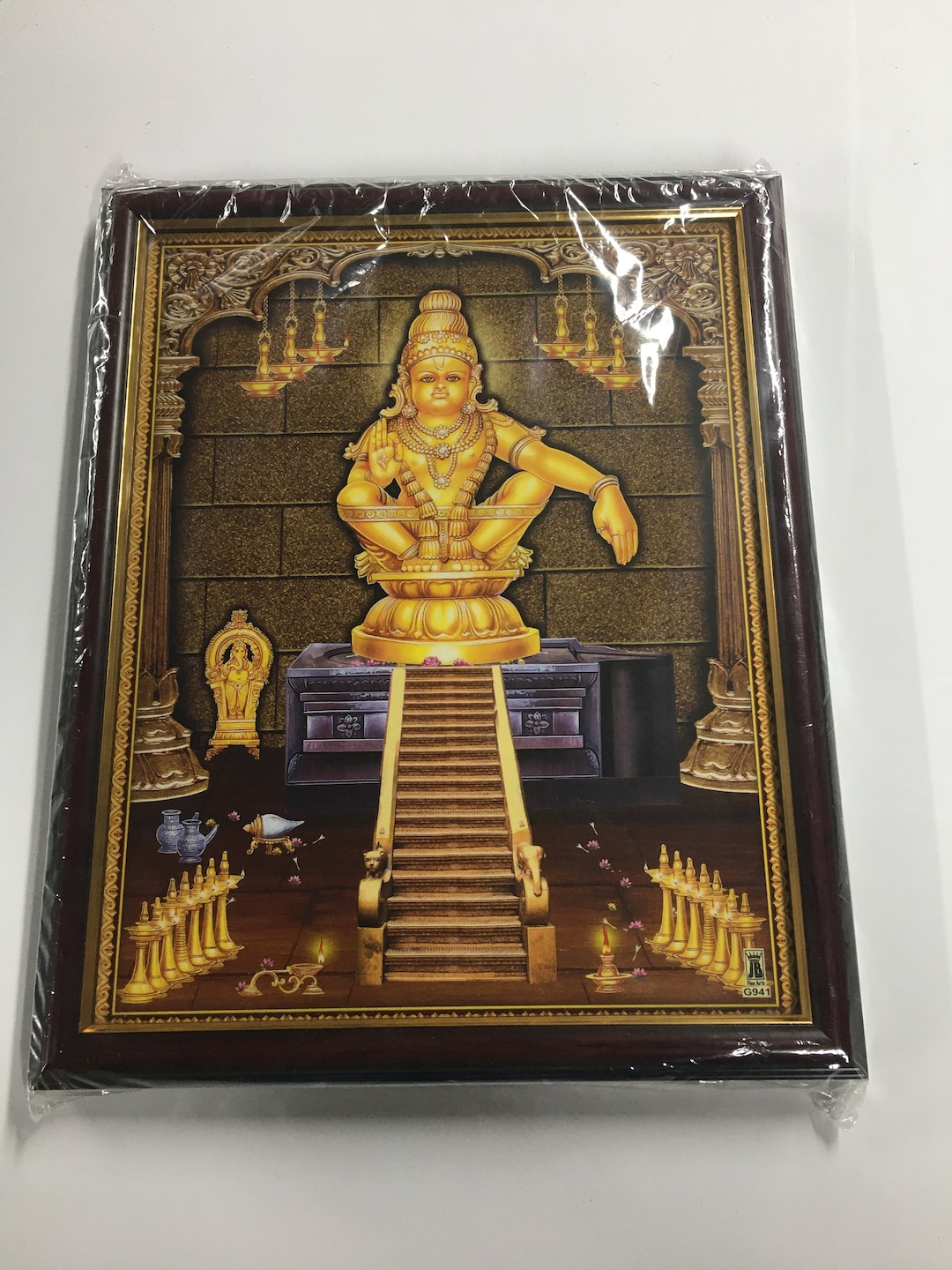 Sabarimala Ayyappa Swamy (dharmasastha\manikandan) Framed Picture ...