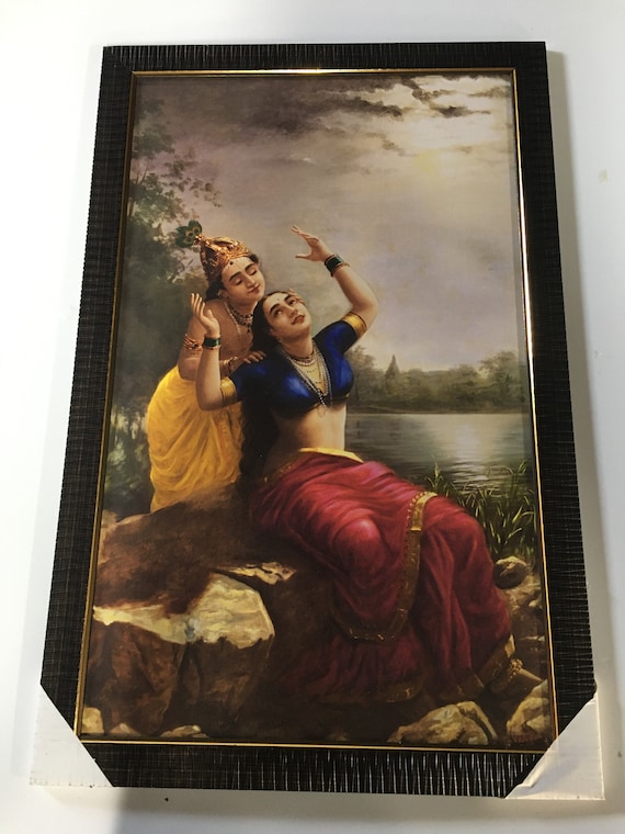 Raja Ravi Varma Krishna Radha Paintings