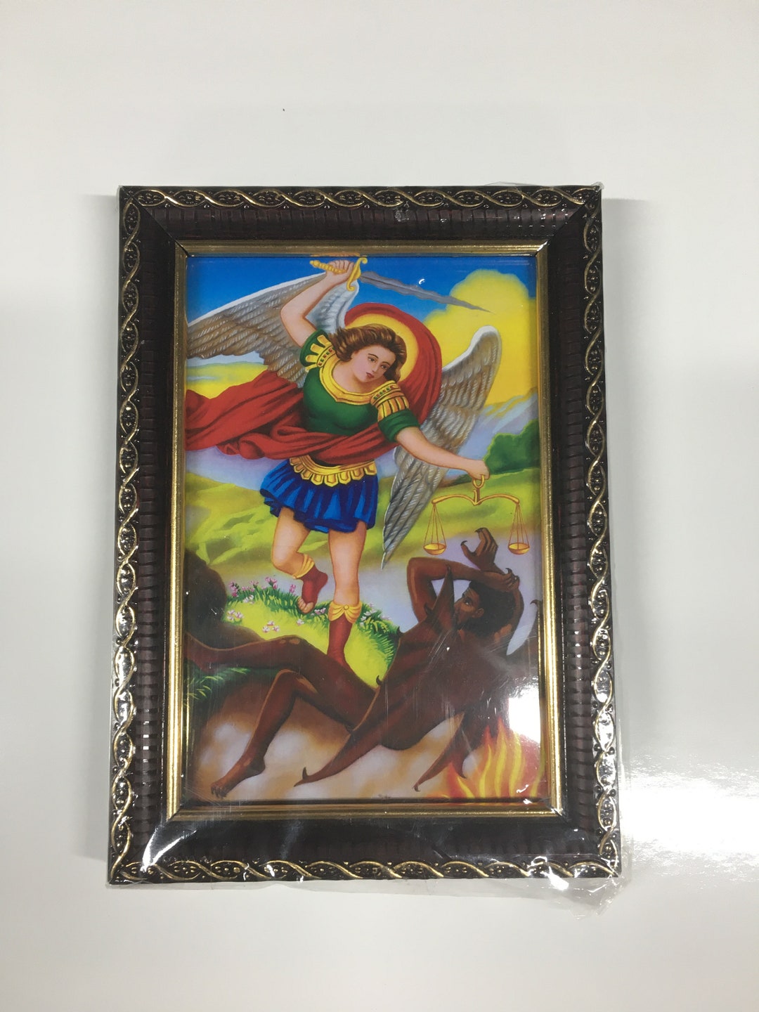 Saint Michael the Archangel Framed Picture Frames Wallframes(4x6") - Etsy