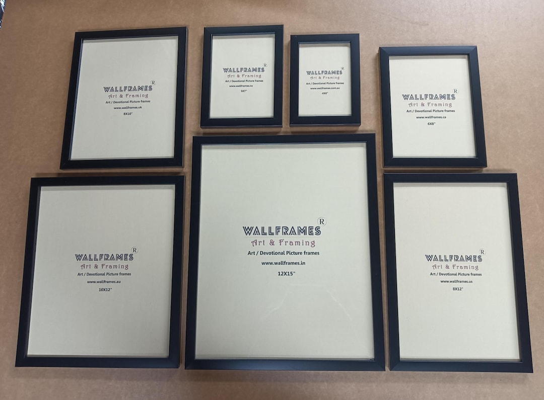 GALLERY WALL FRAMES - 7 Photo Frame Set - Etsy