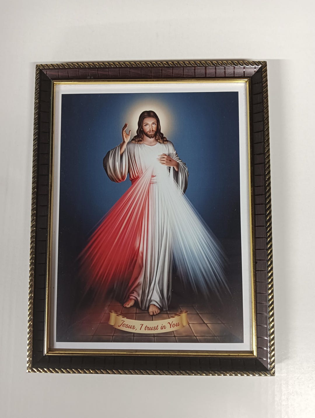 Divine Mercy Jesus Christ Framed Picture Frames WALLFRAMES (10.5x8") - Etsy